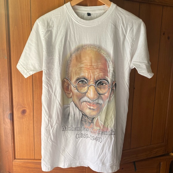 Hanes | Shirts | Vintage Mohandas Gandhi Memorial 8691948 Graphic ...